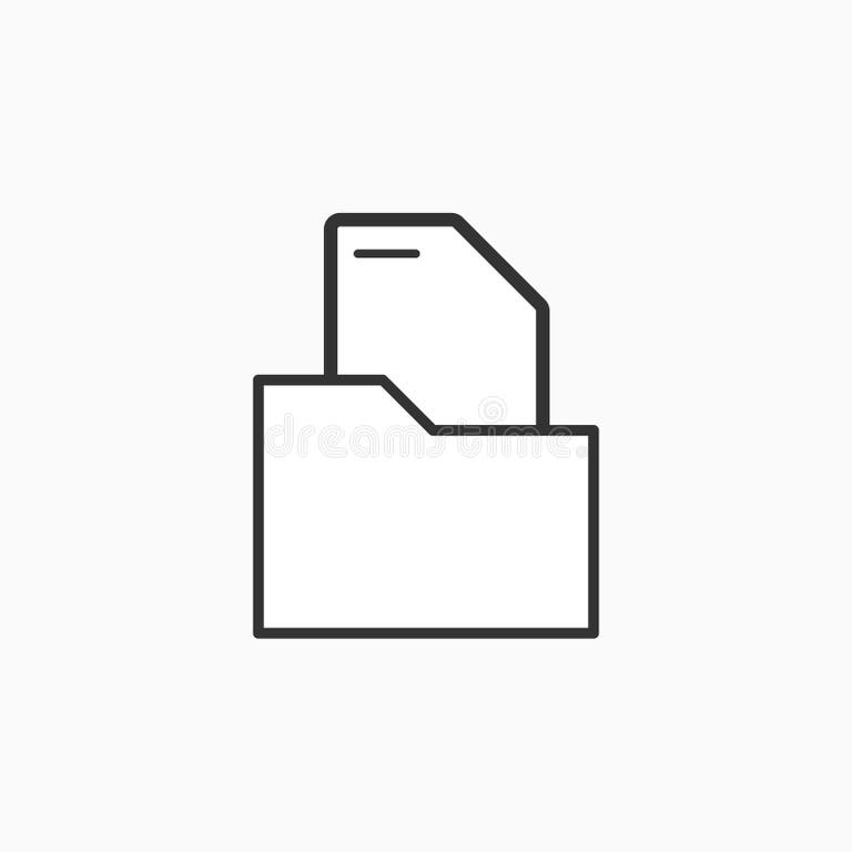 Sign Icon File Manager Illustration for Graphic, User Interface Design ...