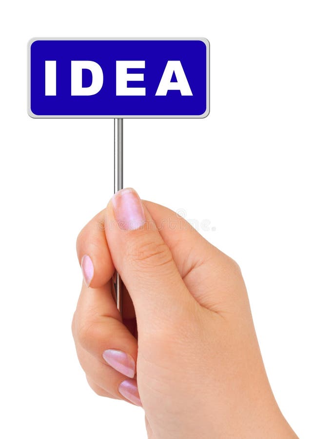 Ideas Road Sign stock photo. Image of motivational, billboard - 6156330
