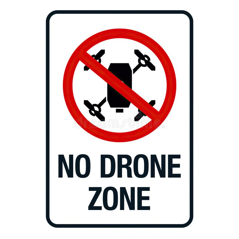 Drone Area Sign Stock Illustrations – 410 Drone Area Sign Stock ...