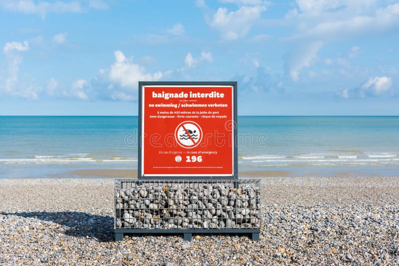 No swimming stock image. Image of panel, prohibition - 258300973