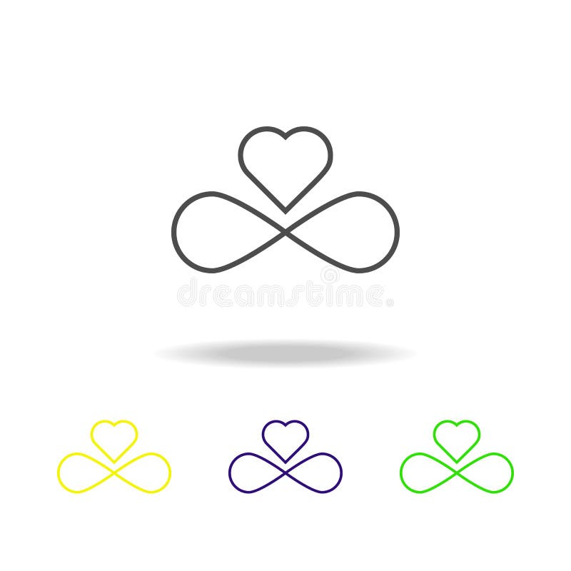 Heart Logo Vector Infinity Loop Icon Stock Illustrations – 371 Heart ...
