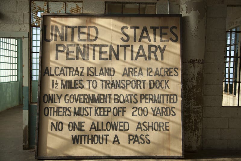 Alcatraz Penitentiary, the End of the Island Editorial Stock Image ...
