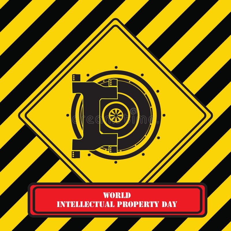 Sign for Intellectual Property Day Stock Vector - Illustration of ...