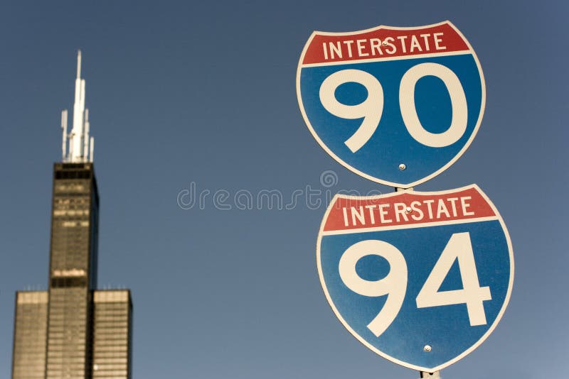 E. Chicago Ave sign stock photo. Image of ring, stone - 5392424