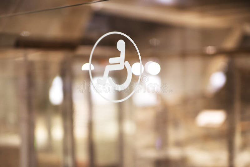 Sign of invalid on glass stock image. Image of empty - 85028483