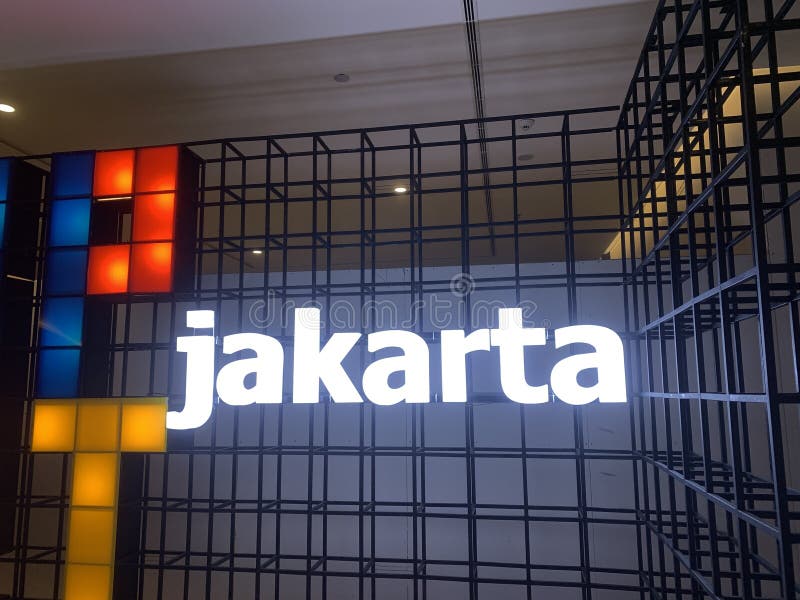 The Sign of Jakarta, the City of Collaboration Stock Image - Image of ...