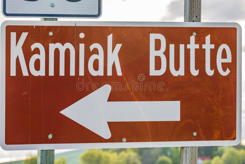Sign for Kamiak Butte County Park Stock Photo - Image of street, county ...
