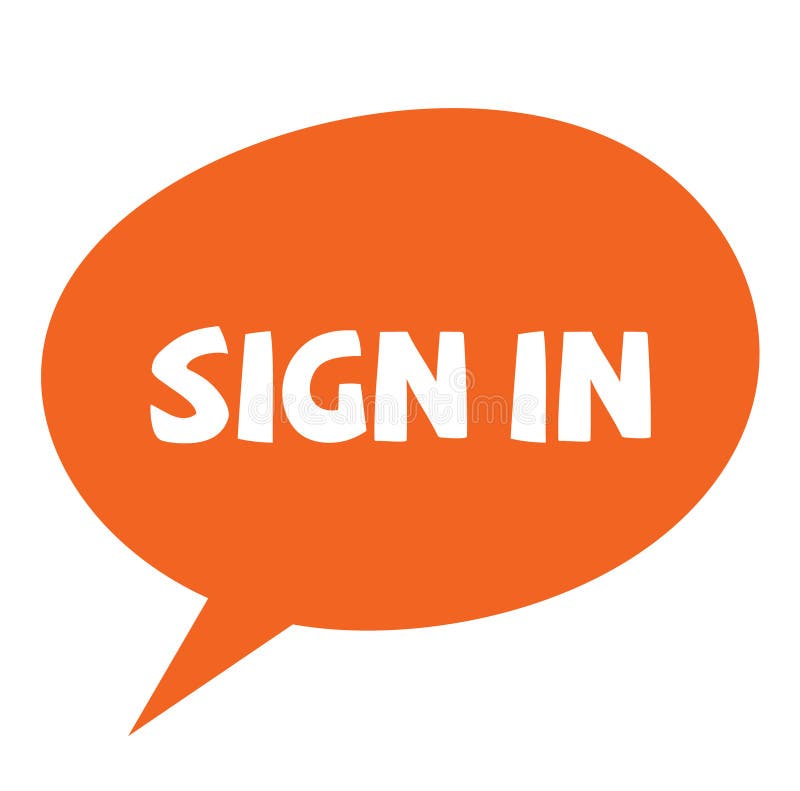 Sign in label stock vector. Illustration of sticker - 142258703