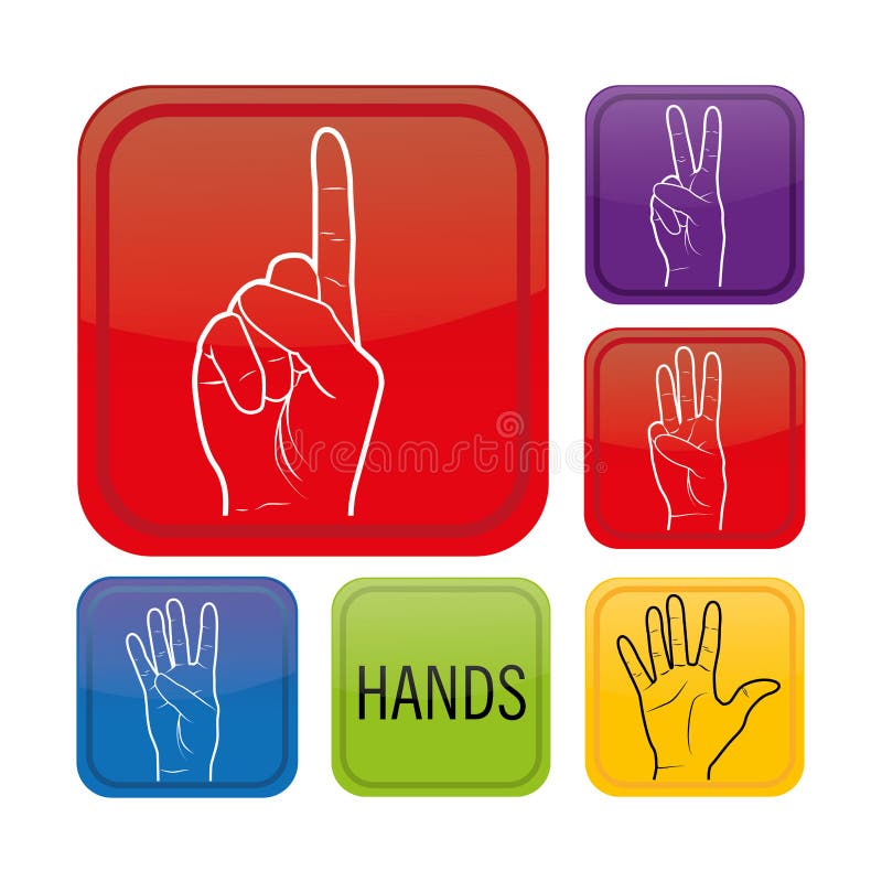 Sign language design stock illustration. Illustration of deaf - 66999553