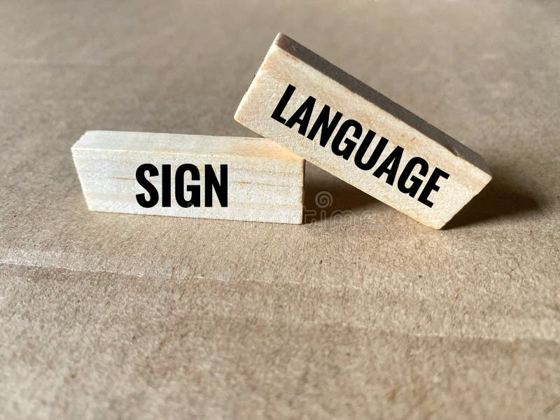 Sign Language word. stock photo. Image of advocate, concept - 407189530
