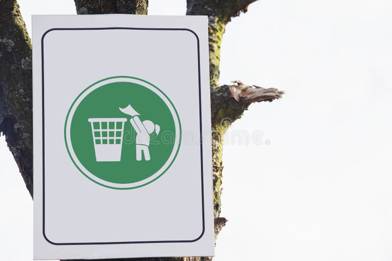 Littering Prohibited Signal Stock Photo - Image of blue, restriction ...