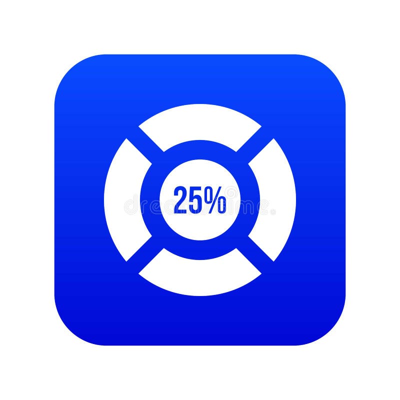 Sign 25 Load Icon Digital Blue Stock Vector - Illustration of access ...