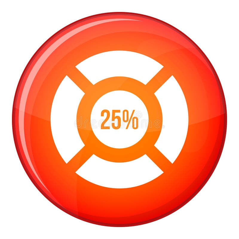 Sign 25 Load Icon, Flat Style Stock Vector - Illustration of loading ...