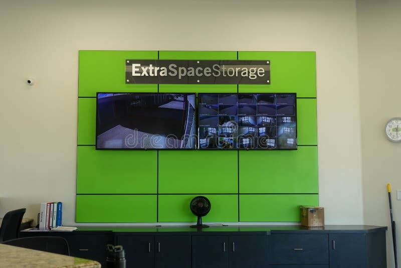 The Sign in the Lobby of the Extra Space Storage Editorial Image ...