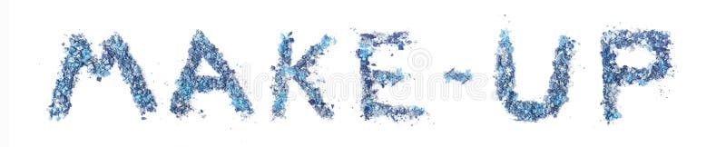 Sign Make-up stock photo. Image of powder, broken, accessory - 35576456