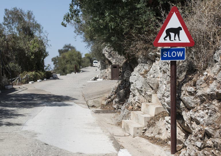 Monkey Crossing Sign Stock Photos - Free & Royalty-Free Stock Photos ...
