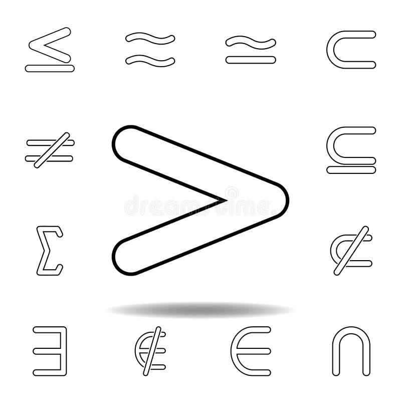 Sign More Icon. Thin Line Icons Set for Website Design and Development ...