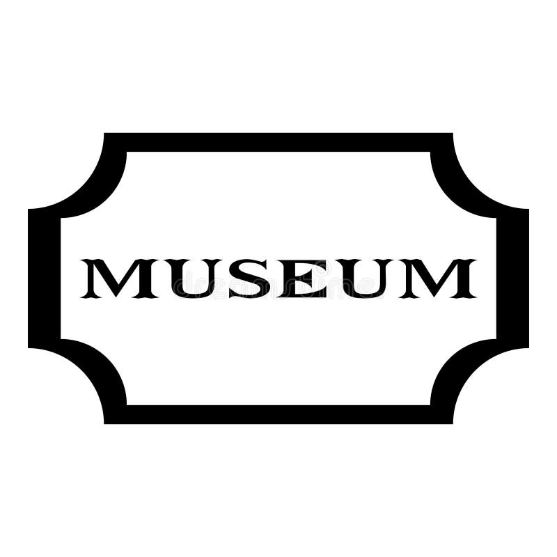 Sign, Museum Icon Road Sign . Simple Color Icons Set Stock Vector ...