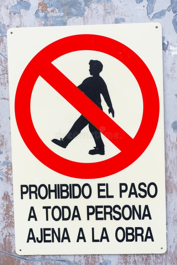 Sign. stock image. Image of strangers, entry, writing - 53008029