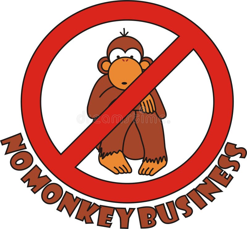 Monkey business logo stock vector. Illustration of graphic - 85041297
