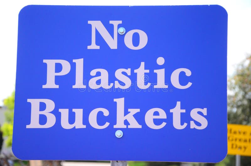 Plastic Buckets and Kitchenware on Display Outside a Budget Store ...