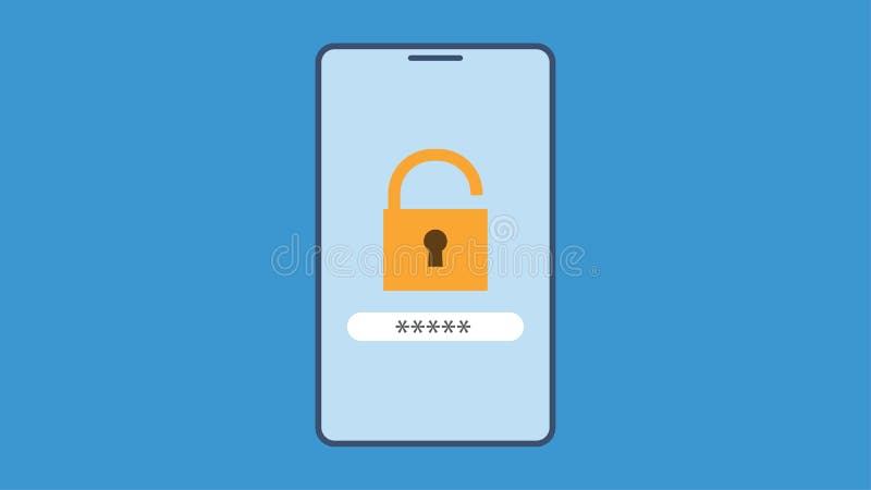 Sign in Page on Smartphone Screen. Hand Hold Smartphone, Modern Concept ...