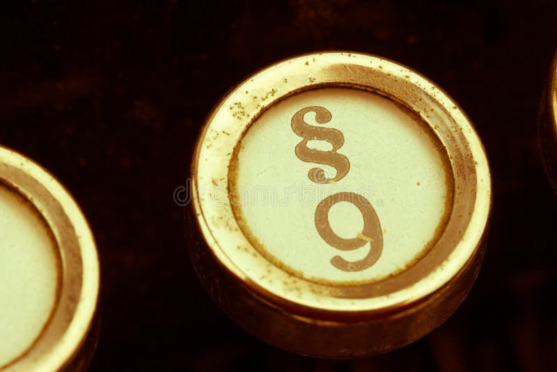 Sign of paragraph stock image. Image of office, court - 53549503