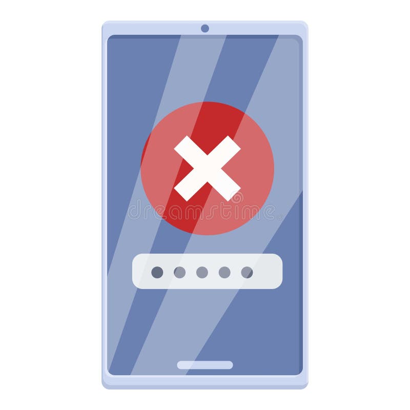 Sign Password Protect Icon Cartoon Vector. Mistake Shield Stock Vector ...