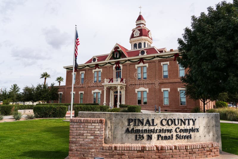 Sign for the Pinal County Administrative Complex Editorial Stock Photo ...