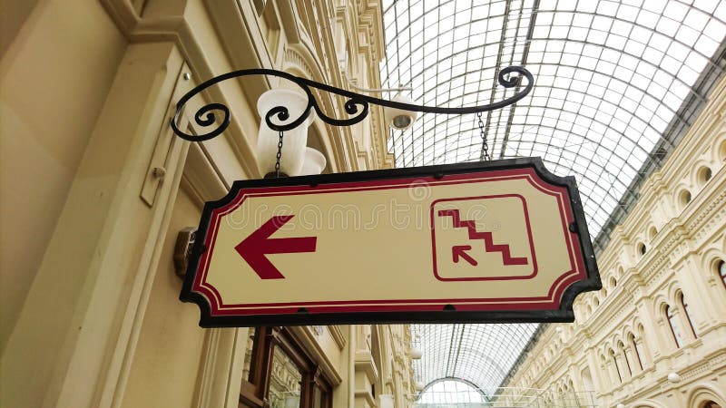 Sign pointer stock image. Image of main, colors, interior - 77342441