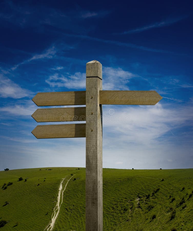 Sign Post stock image. Image of directions, sign, post - 708047