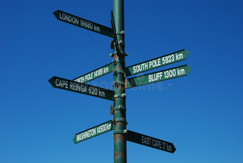 Bluff Signpost stock photo. Image of signpost, outdoors - 15891234