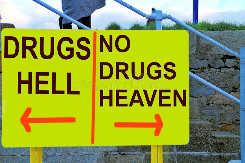 Sign Post stock photo. Image of cocaine, recovery, enter - 336082598