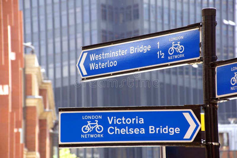 Sign post stock image. Image of london, blue, sign, information - 56699627