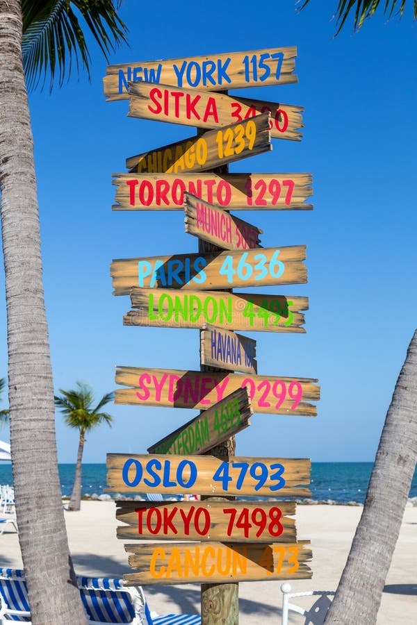 Key west sign stock image. Image of destinations, trip - 16990025