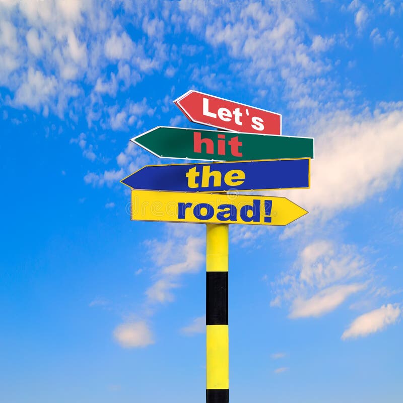 Road Sign Pointing Four Directions Stock Photos - Free & Royalty-Free ...