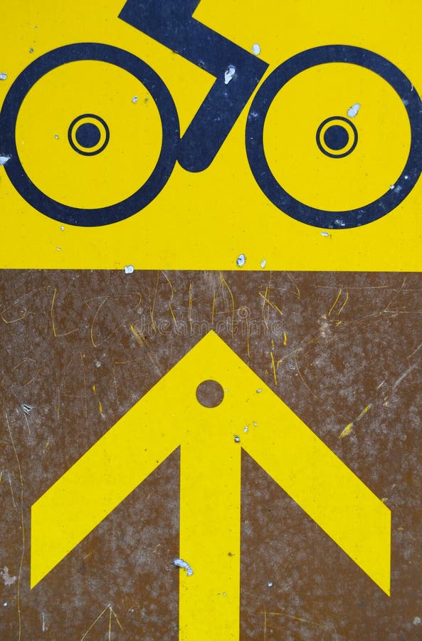 Sign post stock image. Image of lane, cyclist, route - 85363143
