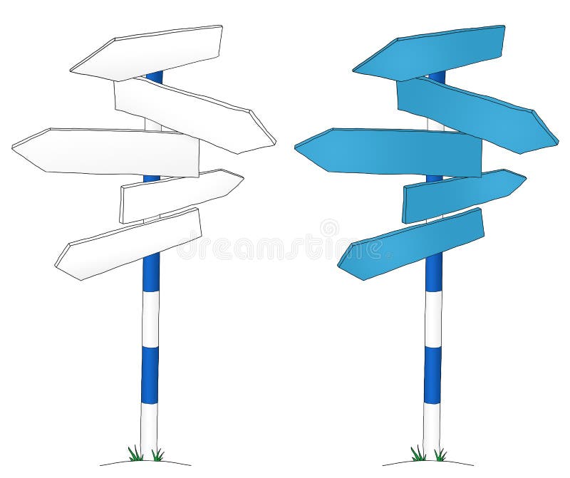 Waymarks Stock Illustrations – 5 Waymarks Stock Illustrations, Vectors ...