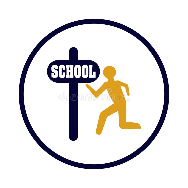 Sign, Post, Road Sign, School Sign, Students, Kids, School Signpost ...