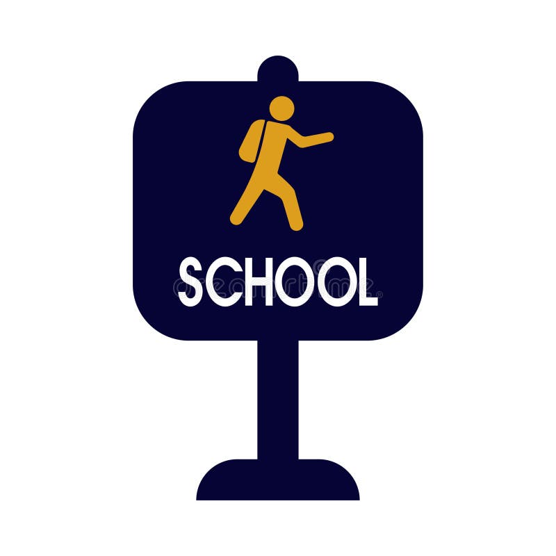 Sign, Post, Road Sign, School Sign, Students, Kids, School Signpost ...