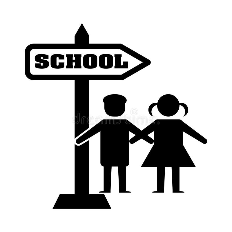 Sign, Post, Road Sign, School Sign, Students, Kids, School Signpost ...