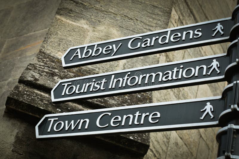 Sign posts stock photo. Image of east, pedestrian, abbey - 29631810