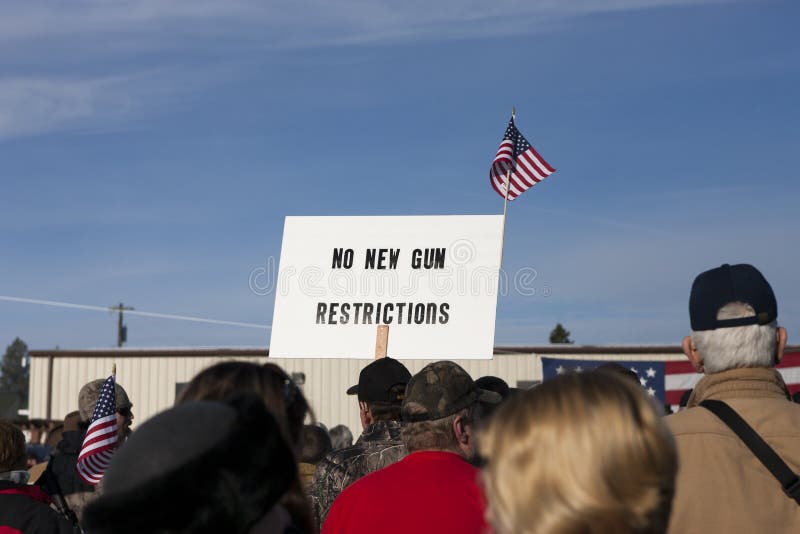 Sign at Pro 2nd Amendment Rally. Editorial Image - Image of political ...