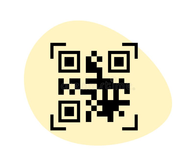 Sign QR Code. QR Code Scan for Phone. QR Code for Mobile App, Payment ...
