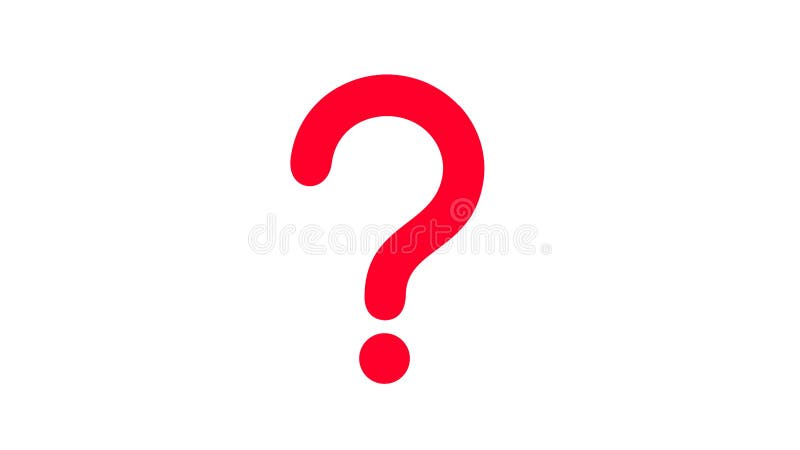 Sign Question or Question Mark, Faq and Ask, Graphic Animation. Colored ...