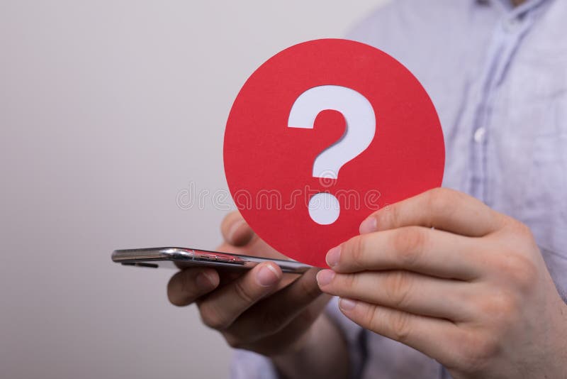 Round Man Red Question Mark Stock Photos - Free & Royalty-Free Stock ...