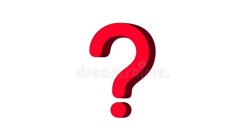 Sign Question or Question Mark, Faq and Ask, Graphic Animation. Colored ...