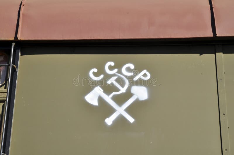 Sign of Railway Troops of the USSR Stock Image - Image of railway ...