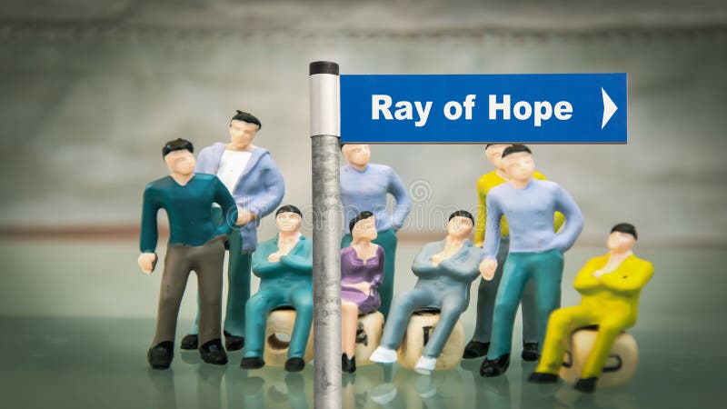 Sign Ray of Hope stock photo. Image of perspective, alternative - 174410982