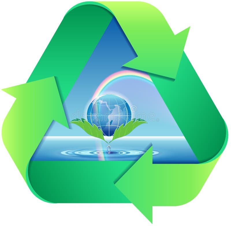 Rainbow Recycling, Recycled Icon, Eco . Recycle Arrows Ecology Symbol ...